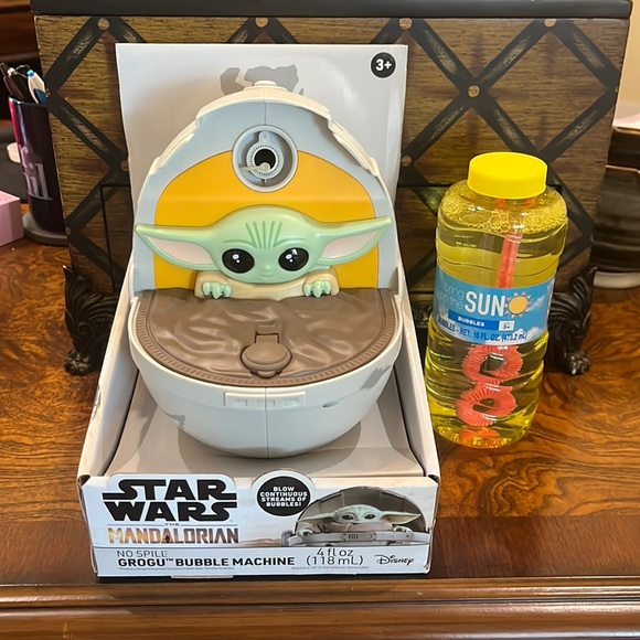 Disney | Toys | Star Wars Grogu Bubble Machine | Poshmark